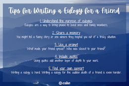 How To Write A Eulogy For A Friend Who Died Suddenly Cake Blog 2023 