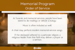 How To Create A Memorial Service Program Template Tips Cake Blog