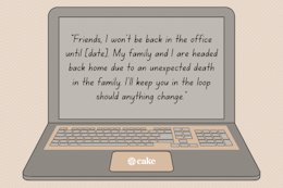 Death In The Family Out Of Office Message