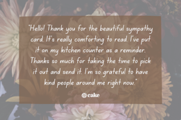 Thank You Messages For Support During An Illness Cake Blog