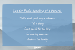 What To Say At A Funeral Service Or Wake 15 Ideas Cake Blog
